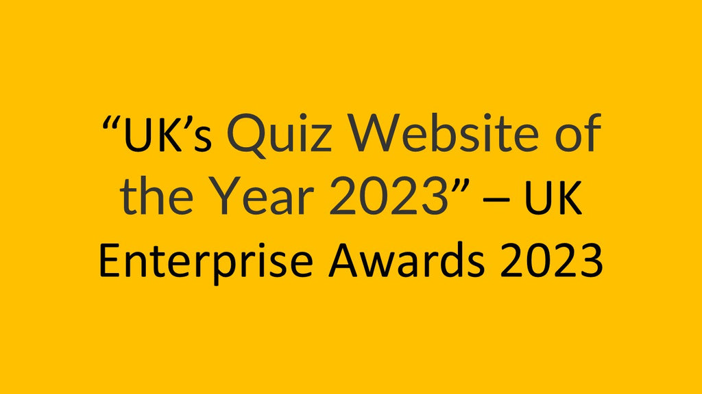 Best Quiz Website in the UK Again – Quiz Master Shop