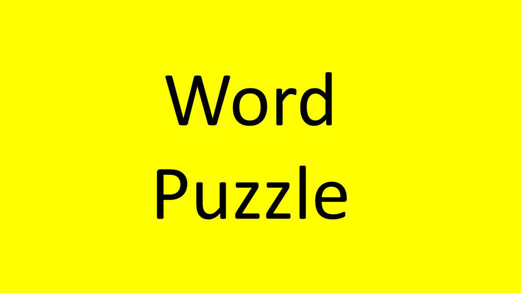 Code Word Quiz Puzzle – Quiz Master Shop